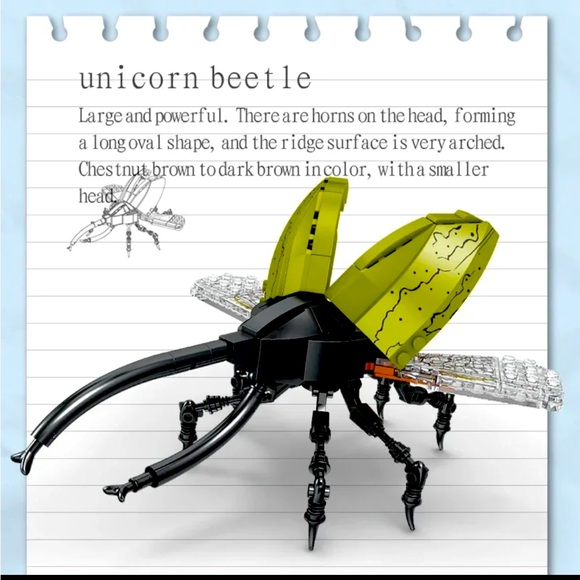 Insect Series | Toys | Unicorn Beetle Insect Series Bug Collection ...